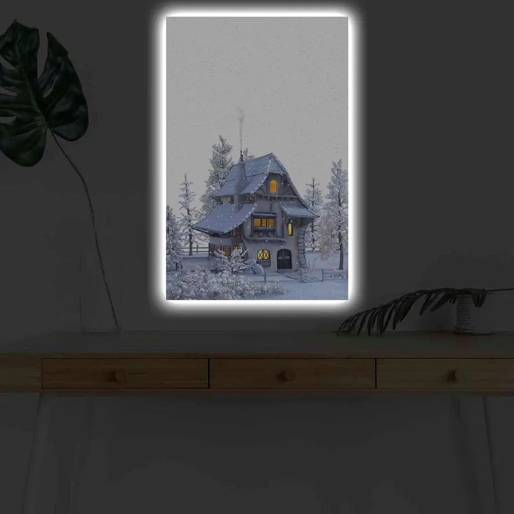 Wallity Slika sa LED osvetljenjem 4570KARDACT - 033, 45x70 cm