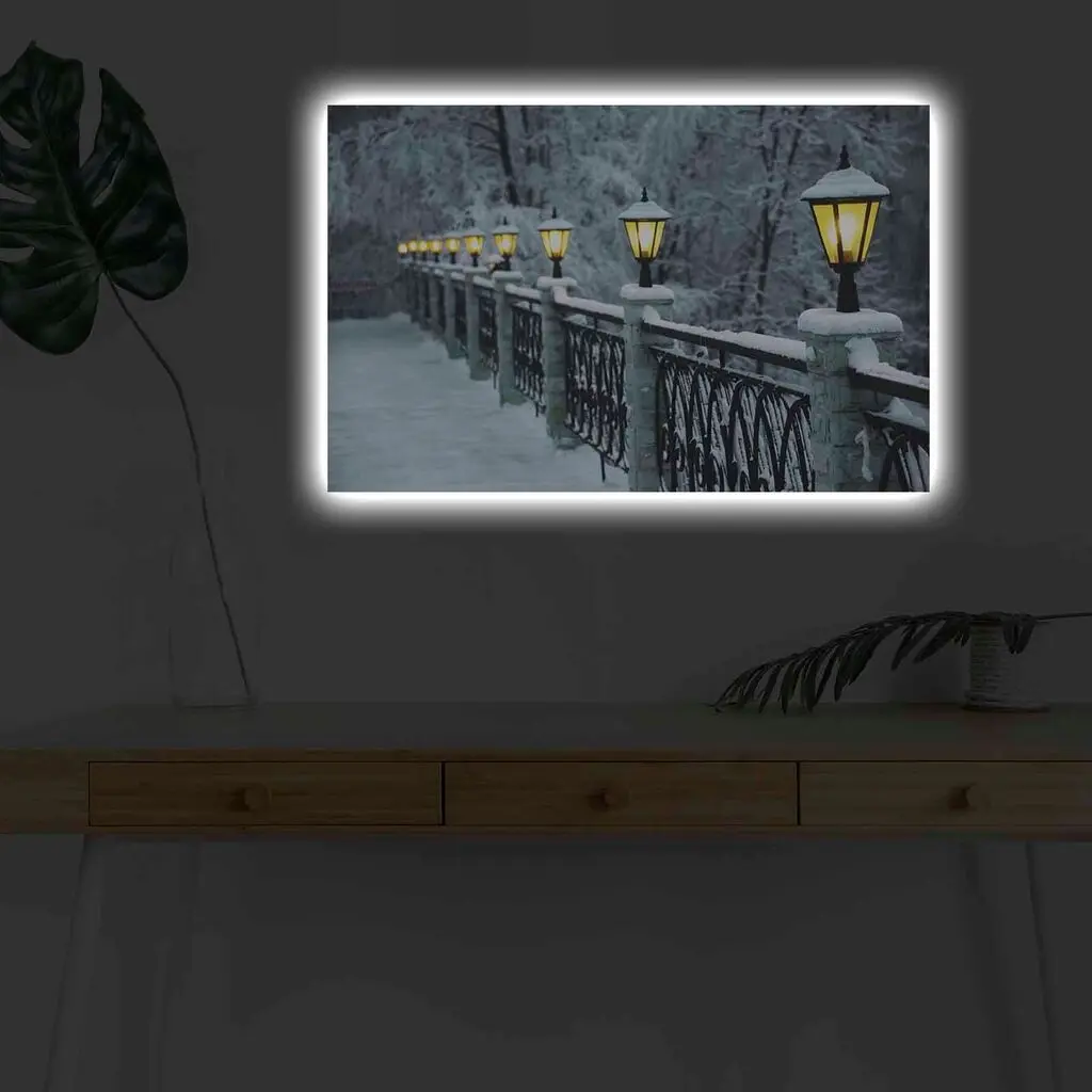Wallity Slika sa LED osvetljenjem 4570KARDACT - 023, 45x70 cm
