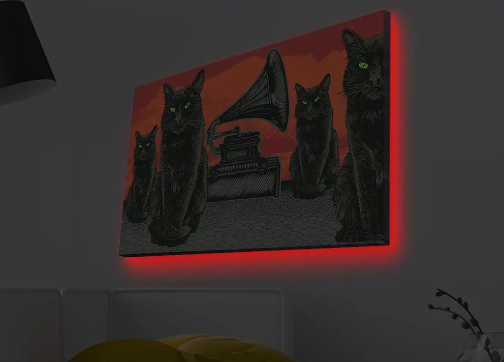 Wallity Slika sa LED osvetljenjem 4570MDACT-008, 45x70 cm