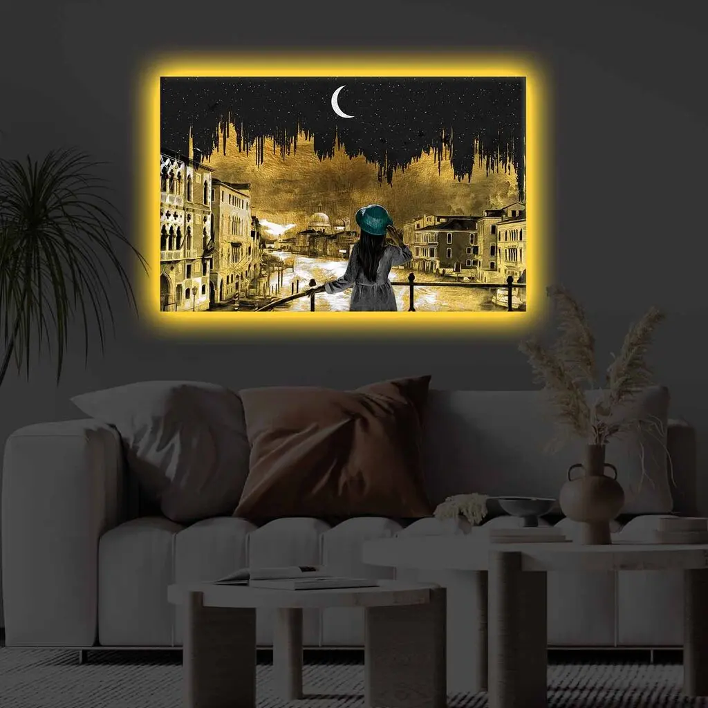 Wallity Slika sa LED osvetljenjem 4570KTLGDACT - 030, 45x70 cm