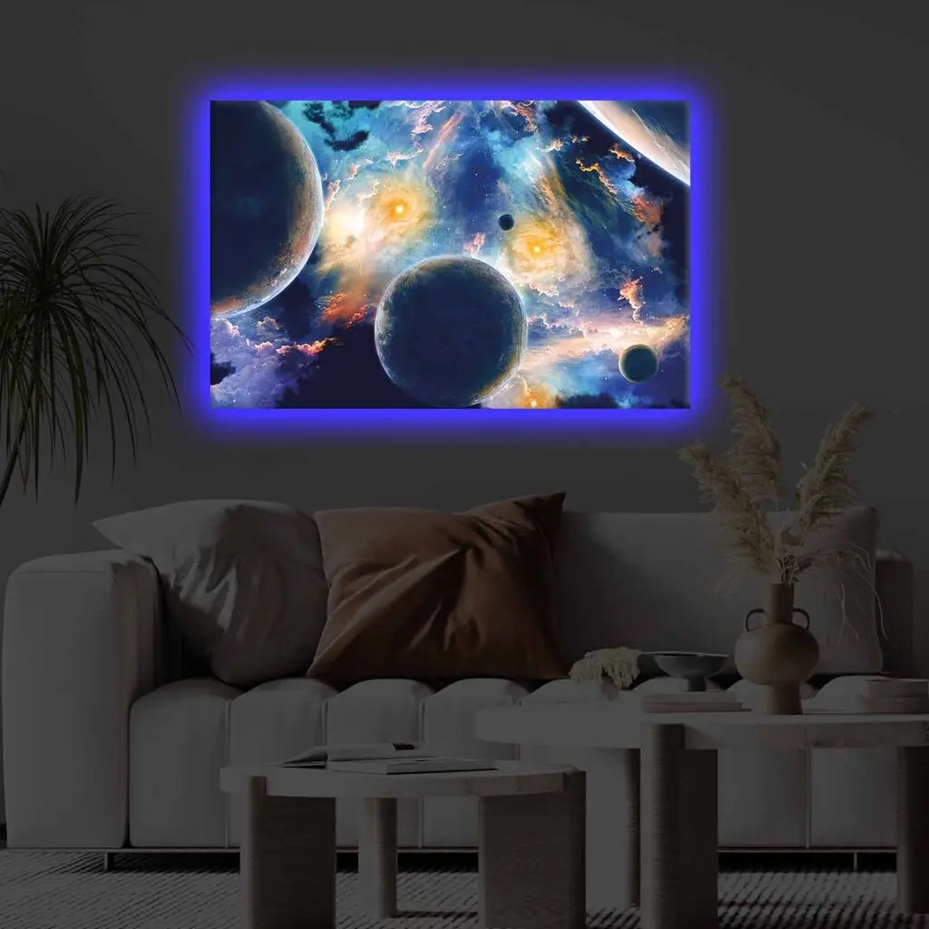 Wallity Slika sa LED osvetljenjem 4570KTLGDACT - 018, 45x70 cm