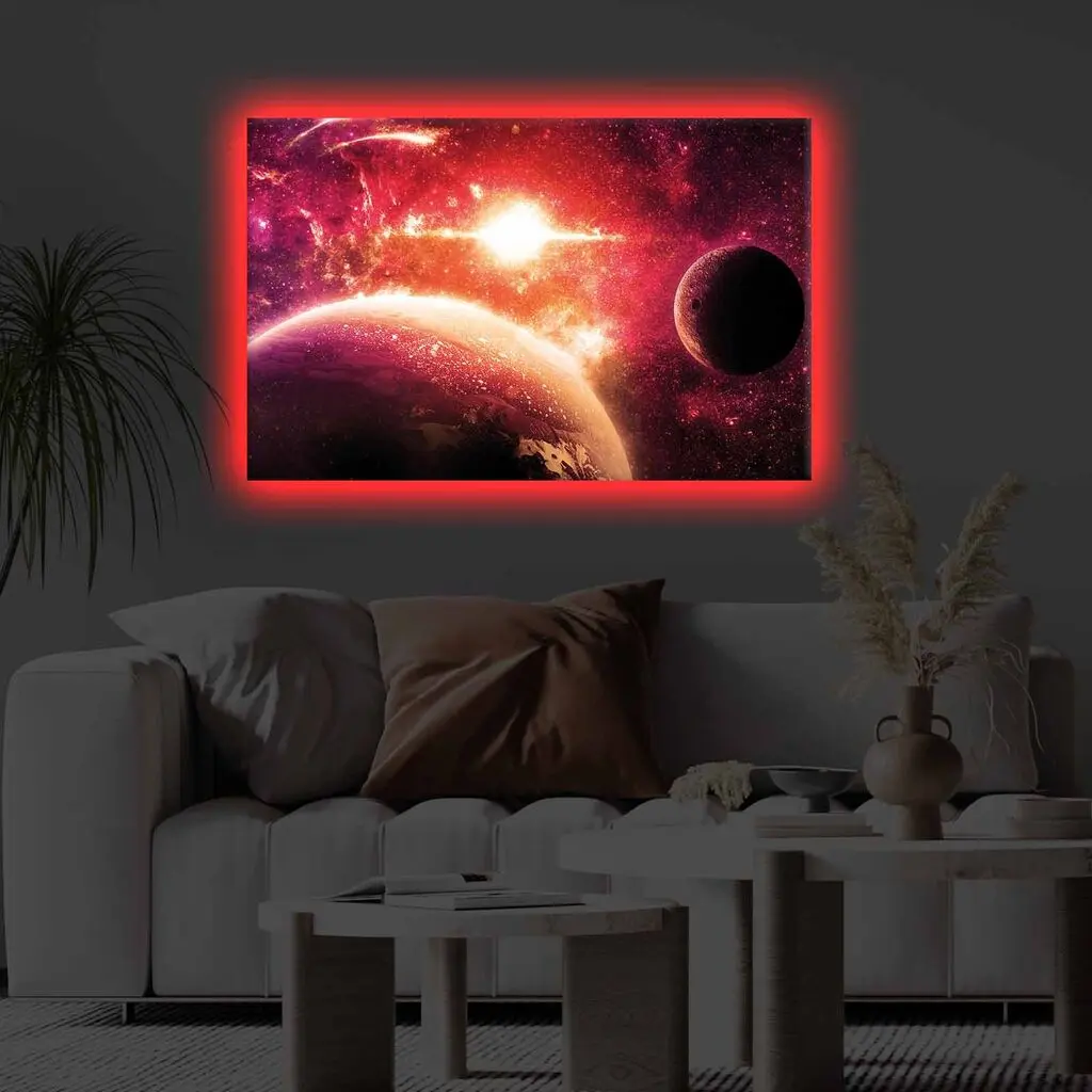 Wallity Slika sa LED osvetljenjem 4570KTLGDACT - 015, 45x70 cm