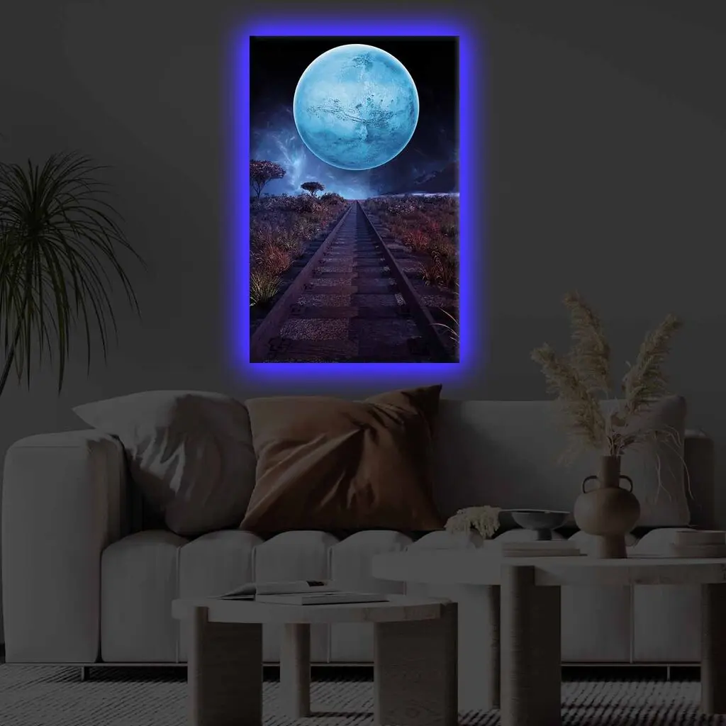 Wallity Slika sa LED osvetljenjem 4570KTLGDACT - 026, 45x70 cm