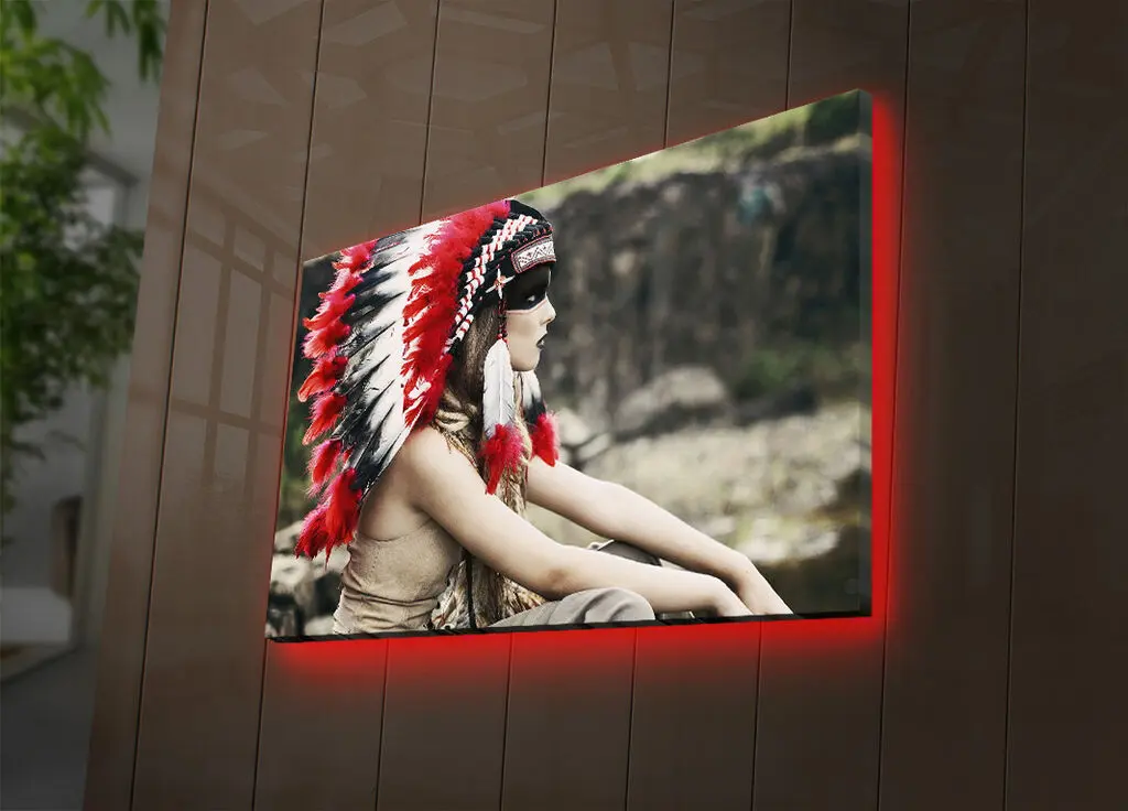 Wallity Slika sa LED osvetljenjem 4570NTVDACT-1, 45x70 cm