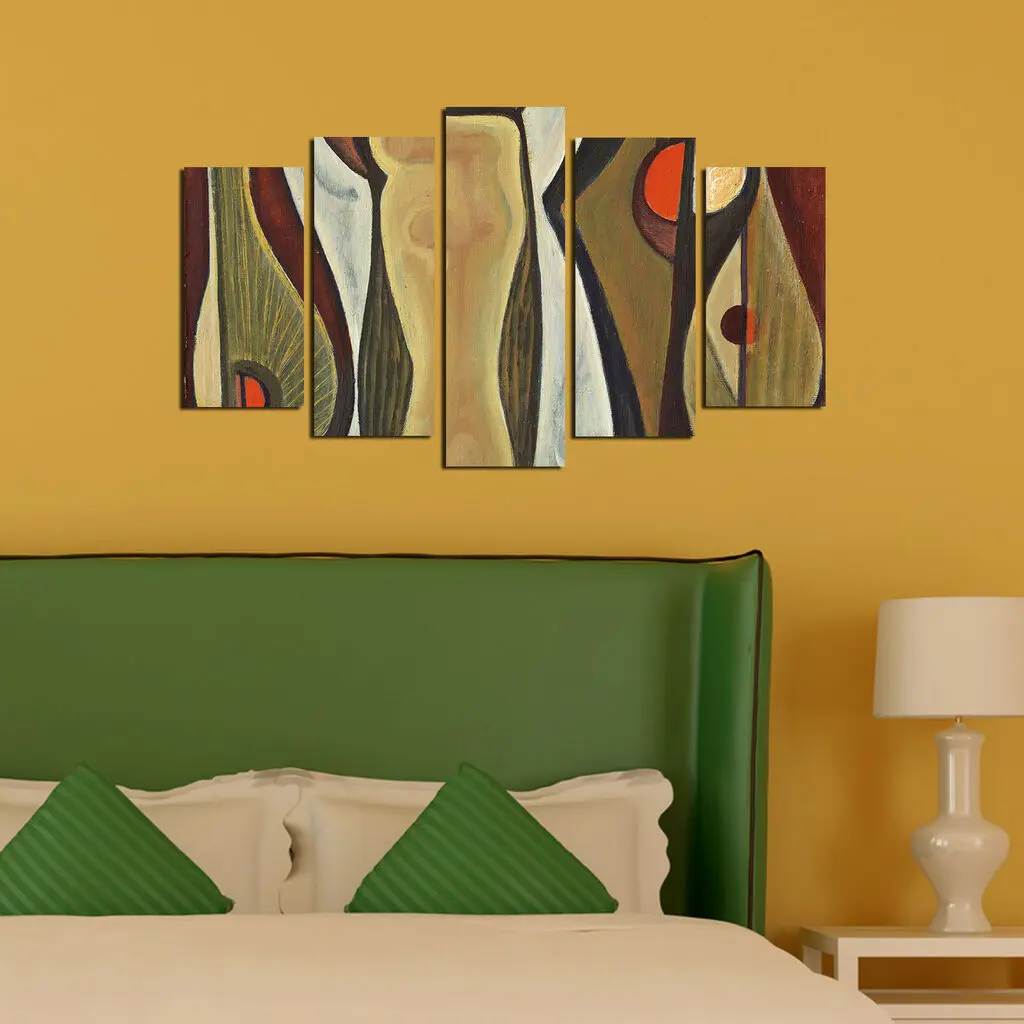 Wallity Set Slika 5ABSMDF-81, 5 Delova