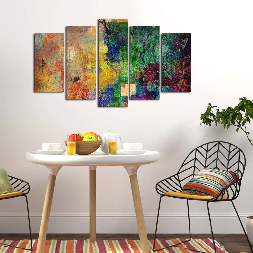 Wallity Set Slika 5ABSMDF-15, 5 Delova