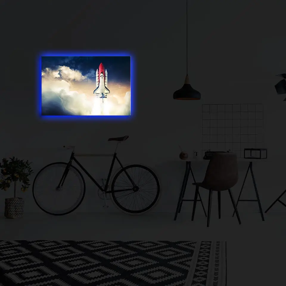 Wallity Slika sa LED osvetljenjem ABD-001, 45x70 cm