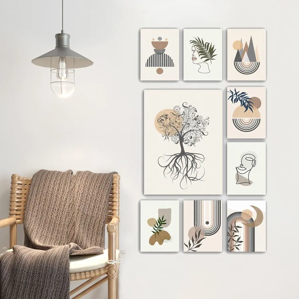 Wallity Set slika 9MDF02YS, 9 Delova