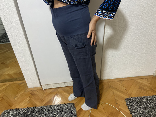 Lanene pantalone za trudnice