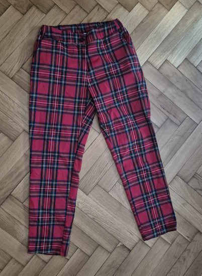 Altamira italijanske karirane pantalone