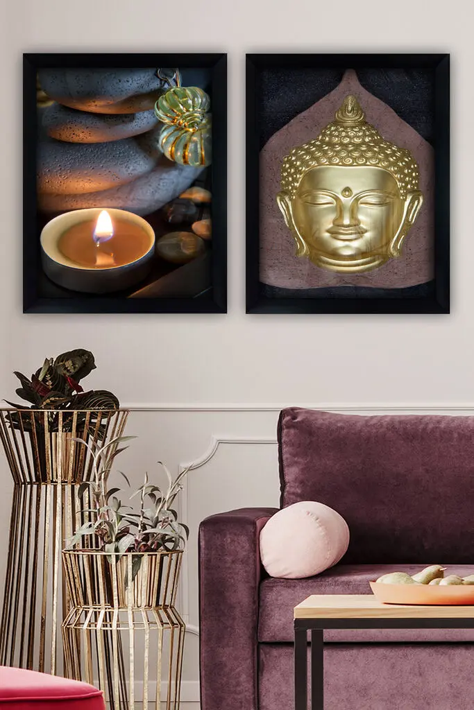 Wallity Set uramljenih slika SYC7436502415487, 2 Dela