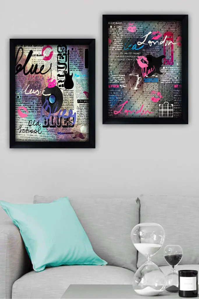 Wallity Set uramljenih slika SYC7436502415425, 2 Dela