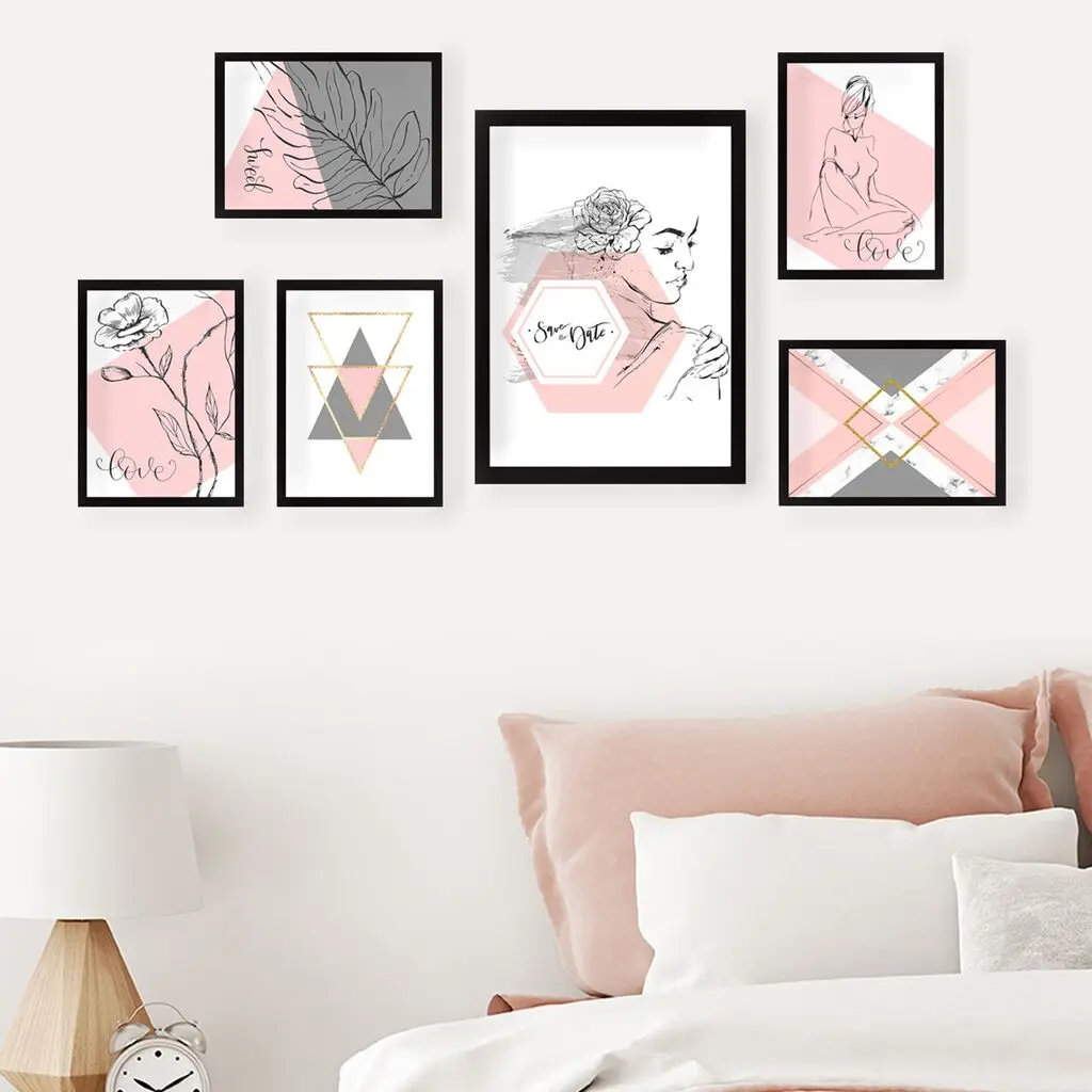 Wallity Set Slika SET_024, 6 Delova
