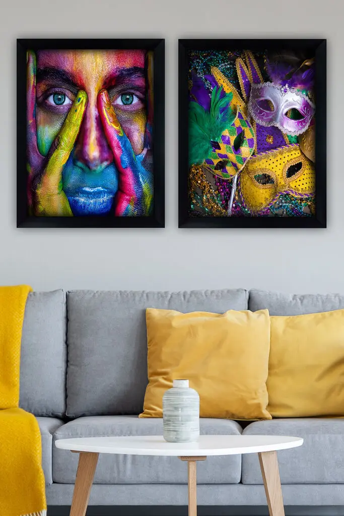 Wallity Set uramljenih slika SYC7436502415470, 2 Dela