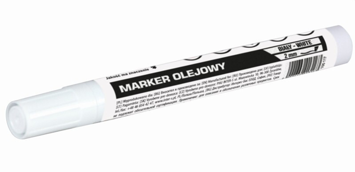 Marker uljani beli 2 mm – PROFI