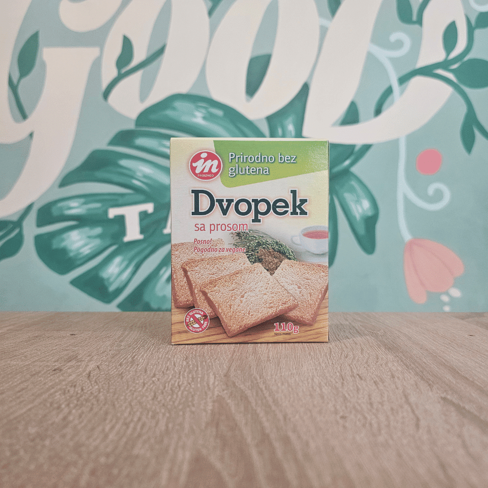 Aleksandrija – Bezglutenski dvopek proso 110g