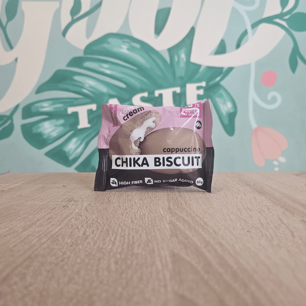 Chika Biscuit – Nepreliven slatki biskvit sa punjenjem – Kapućino 50g