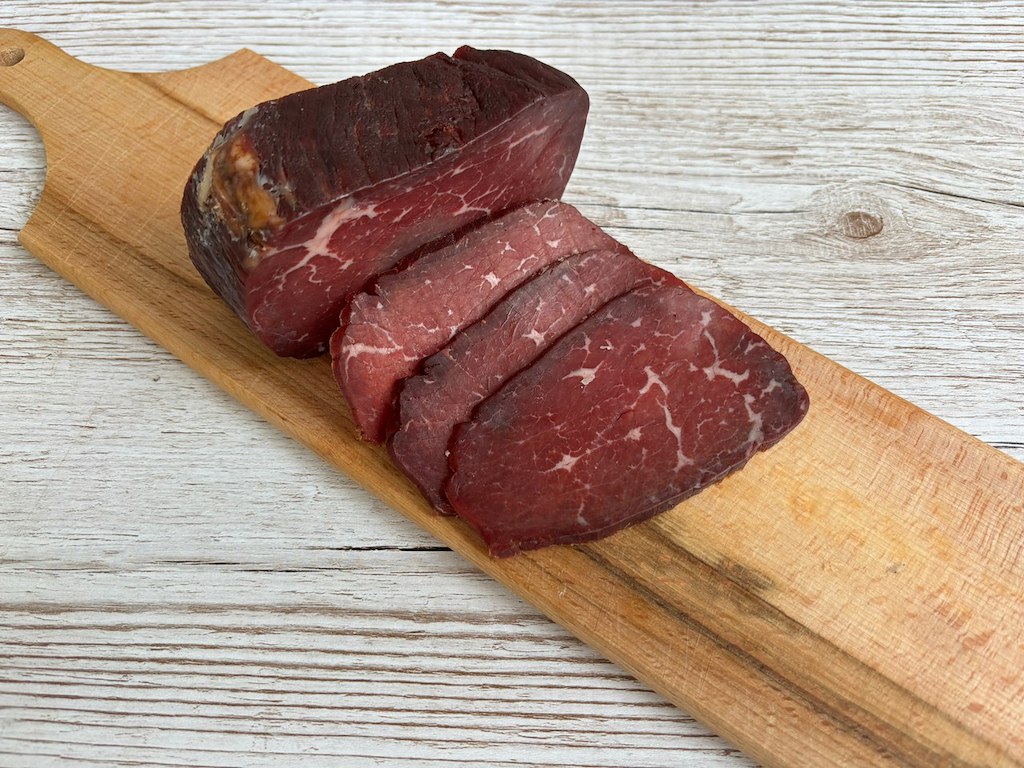 Tolinačka bivolja pršuta – komad 250gr