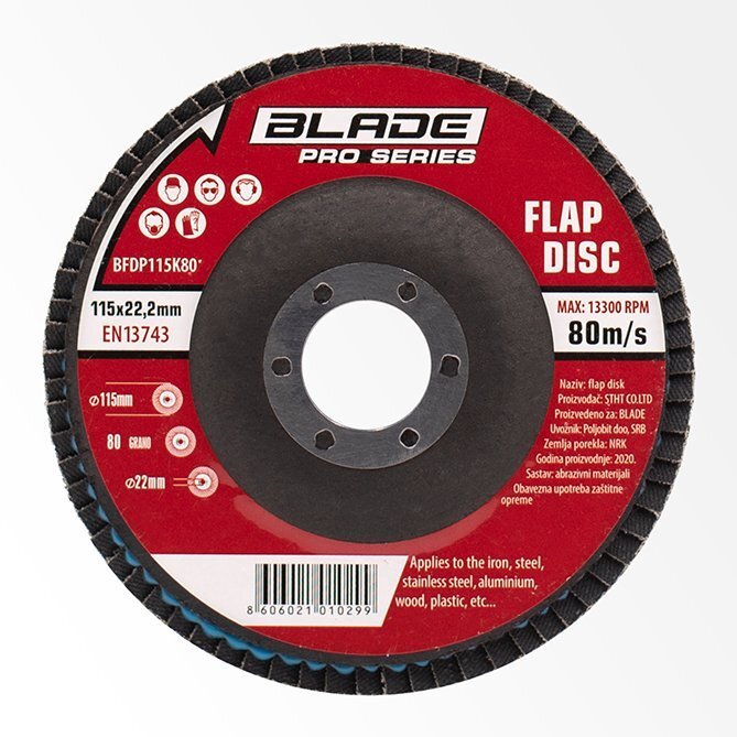 Flap disk (lamelni) Premium - BLADE BFDP115K80ID: EK000769504