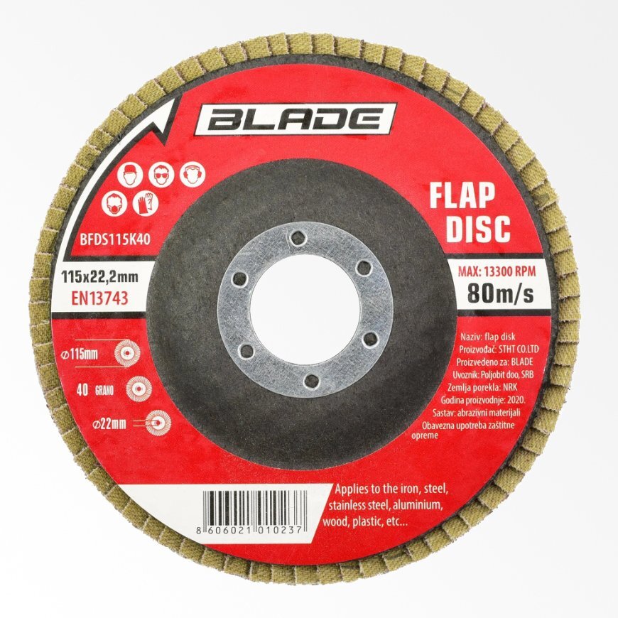 Flap disk (lamelni) Standard - BLADE BFDS115K40ID: EK000769579