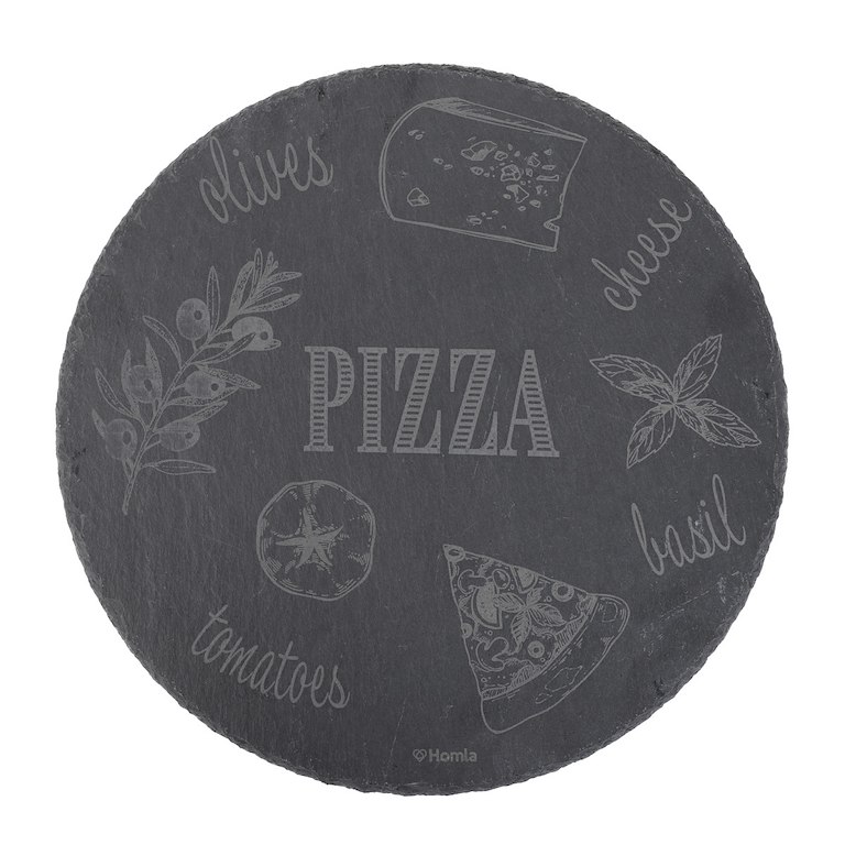Dekordom Daska za sečenje stone 30x0.5cm - pizza - hmlID: EK000769909