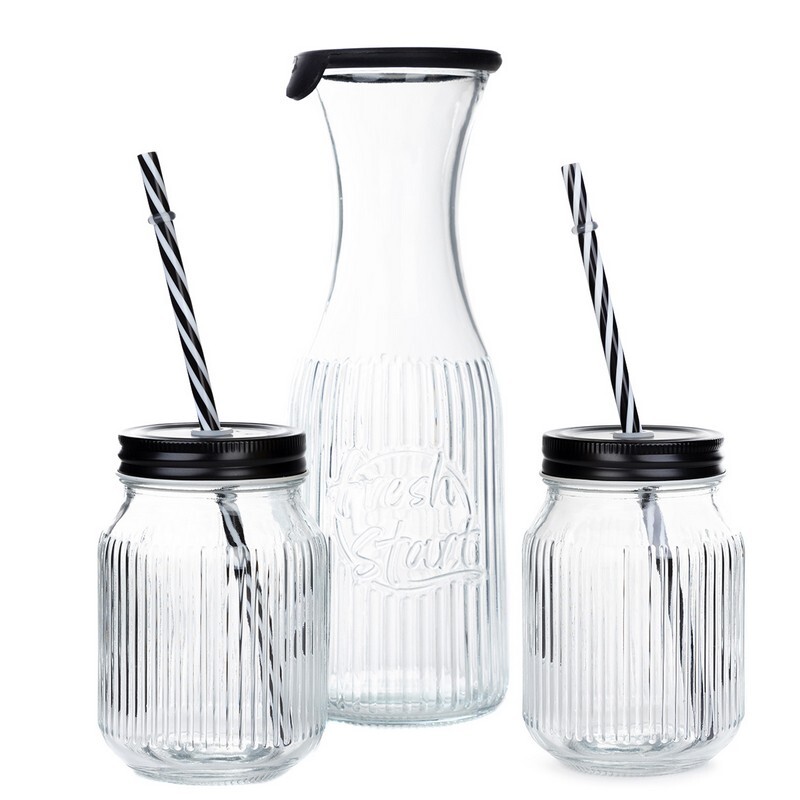 Dekordom Bokal sa teglama soma 1l set 3/1 - transparent - hmlID: EK000770063