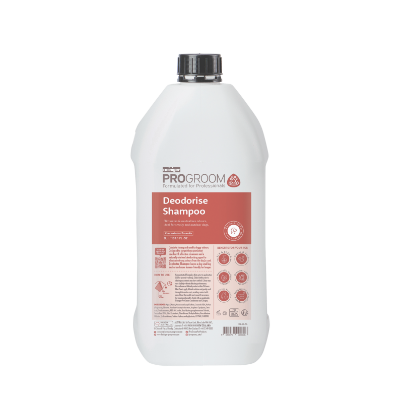 HEINIGER PROGROOM DEODORISE ŠAMPON, 5 L