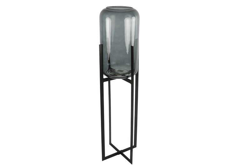 Dekordom Vaza na postolju debbi 85cm 792550 - anthracite - dcsID: EK000770006