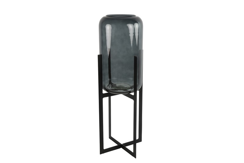 Dekordom Vaza na postolju debbi 65cm 792549 - anthracite - dcsID: EK000770564