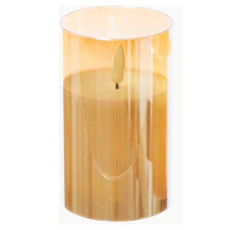 Dekordom Led candle glass cylinder - gold - 25cm - n53ID: EK000770372