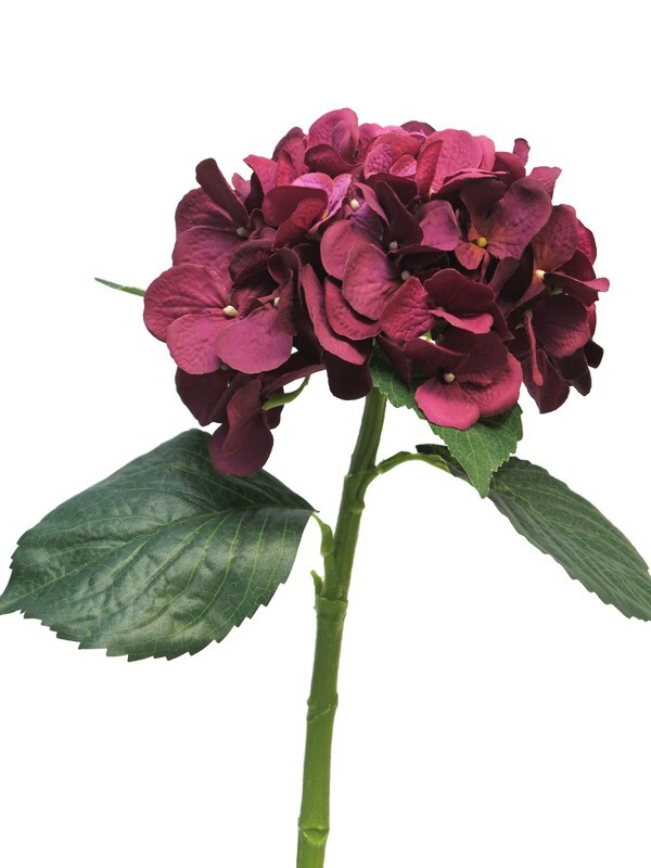 Dekordom Cvet hydrangea 48cm 12275-6 - bordeaux - nntID: EK000769924