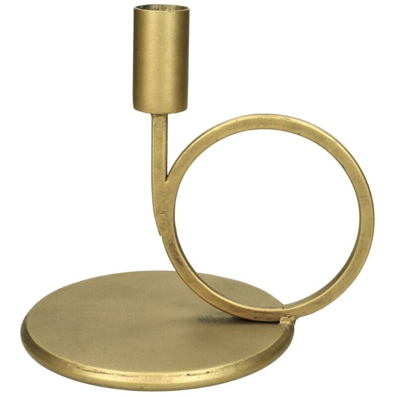 Dekordom Držač za sveću metal 16cm xet-4490 - gold - ksnID: EK000770694