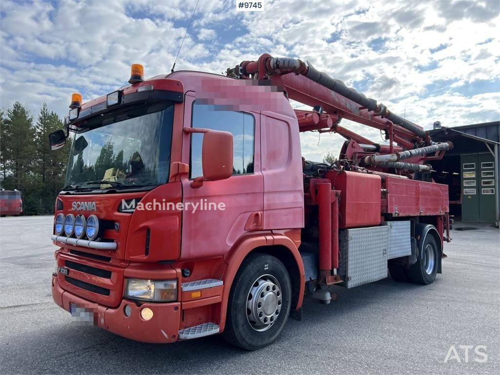 Scania P230 with Concrete pump pumpa za beton