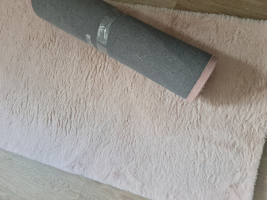 Tepih staza mekana bebi roze dva komada
