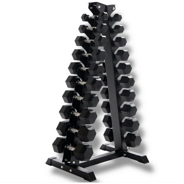Set Hex bučica 1kg-10kg + Stalak