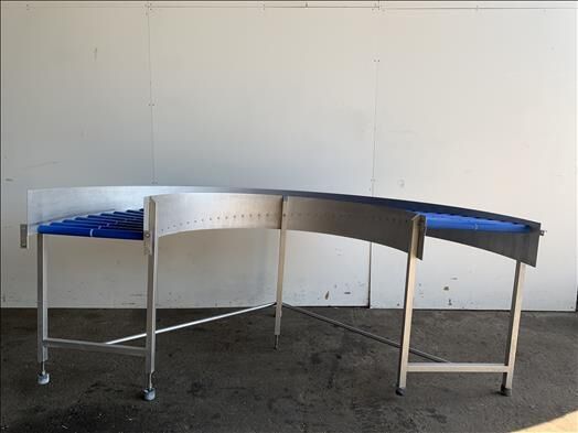 NNP 180 degree roller conveyor valjkasti transporter