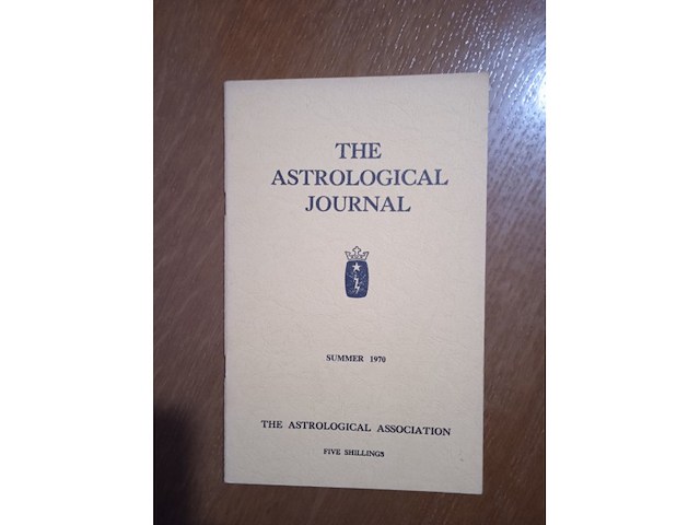 The astrological Journal-Summer 1970