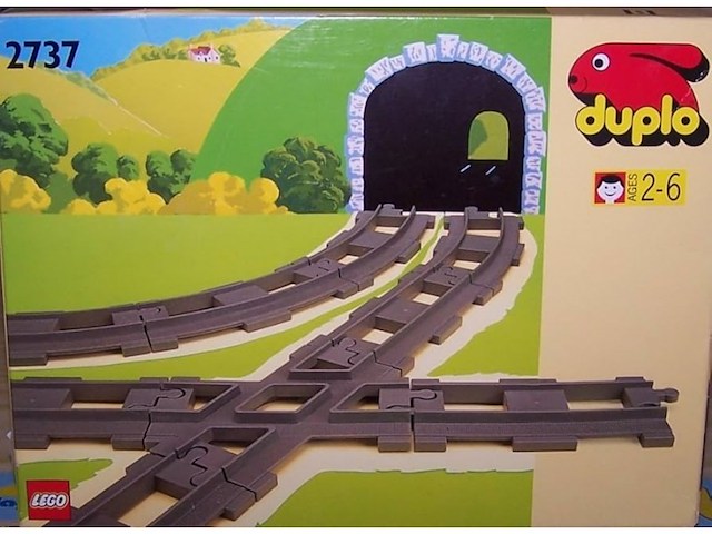 LEGO DUPLO - 2737 Diamond Crossing and Tracks