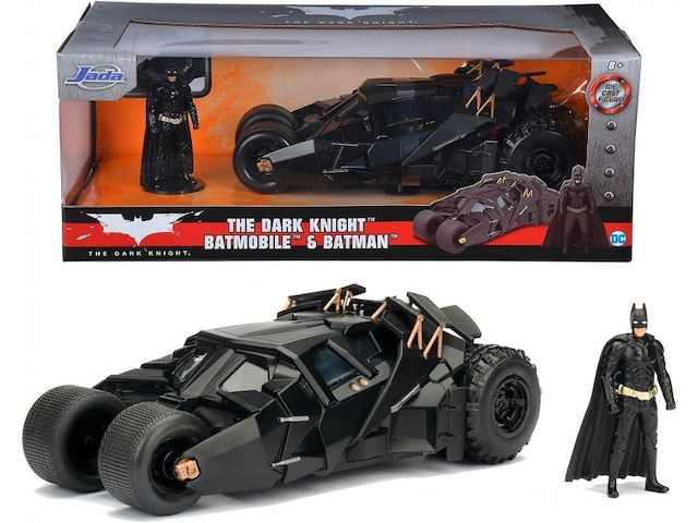 1:24 Dark Knight Batmobile 18 cm Batman Jada Toys