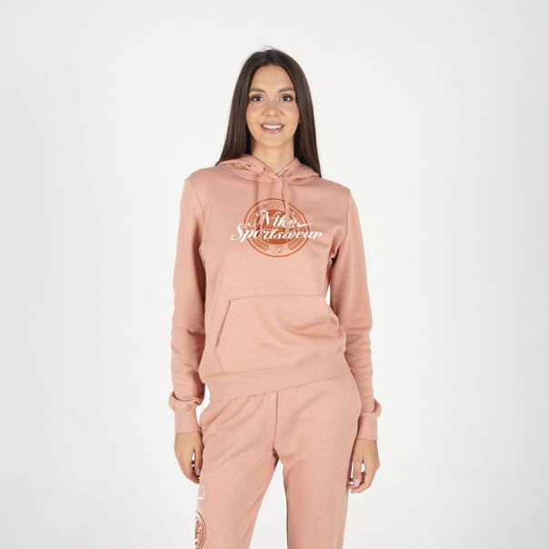 NIKE Duks sa kapuljačom nsw club flc gx std po hdy W