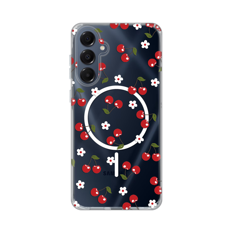 Zastitna maska (futrola) print Magsafe - Samsung A165F Galaxy A16 Cute Cherries