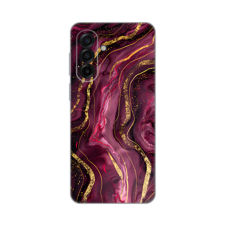 Zastitna silikonska maska (futrola) PRINT - Samsung A175 Galaxy A17 Burgundy
