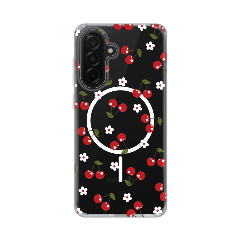 Zastitna maska (futrola) print Magsafe - Samsung A266 Galaxy A26 5G Cute Cherries