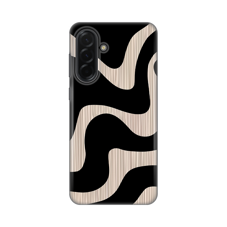 Zastitna ultra tanka (skin) maska / futrola PRINT - Samsung A366 Galaxy A36 5G crni Flow