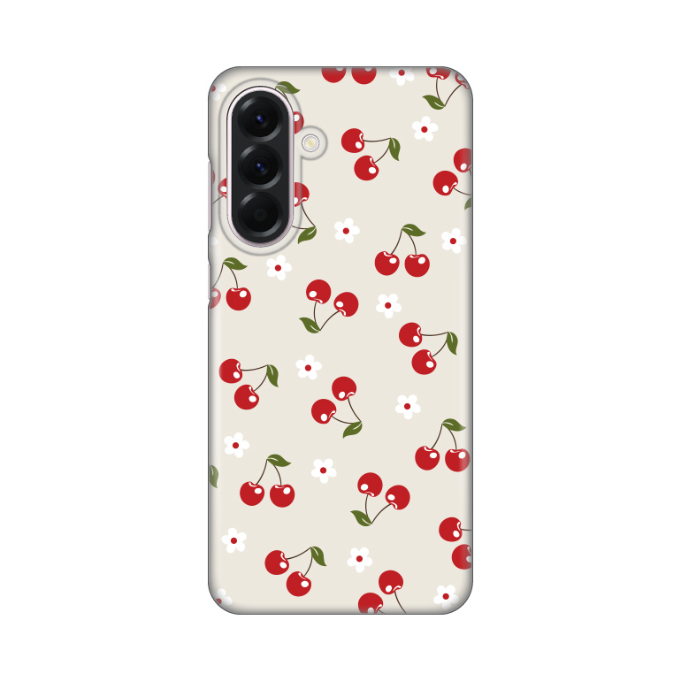 Zastitna silikonska maska (futrola) PRINT - Samsung A566 Galaxy A56 5G Cherry and Flowers