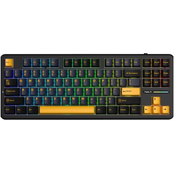 Tastatura Aula F87 BK mehanička 2.4GHz/USB-C/BT5.0