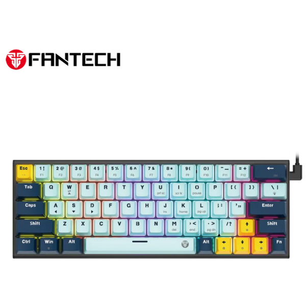 Tastatura mehanička Gaming Fantech MK874 RGB Atom 63 SkyBlue (blue switch)