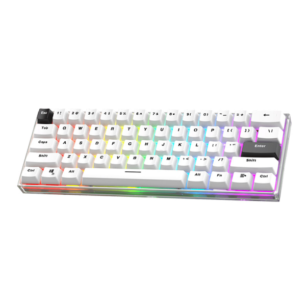 Tastatura mehanička Gaming Fantech MK857 RGB Maxfit61 FROST Space Edition (Red switch)