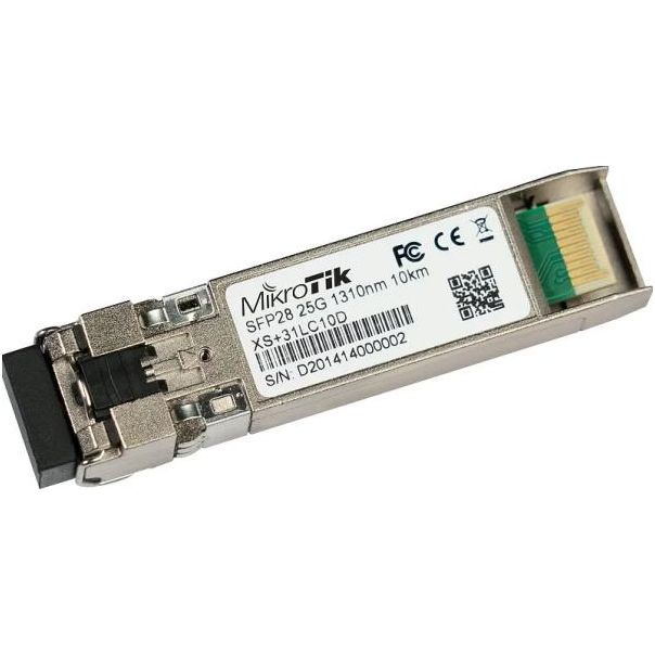 MIKROTIK XS+31LC10D SFP/SFP+/SFP28 module 1/10/25G single mode 10km 1310nm DDM