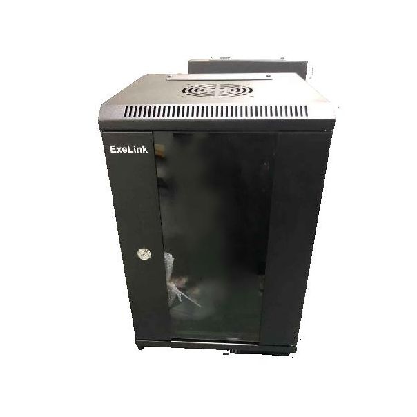 EXESHOP Rack zidni orman 10 in 12U vrata staklena